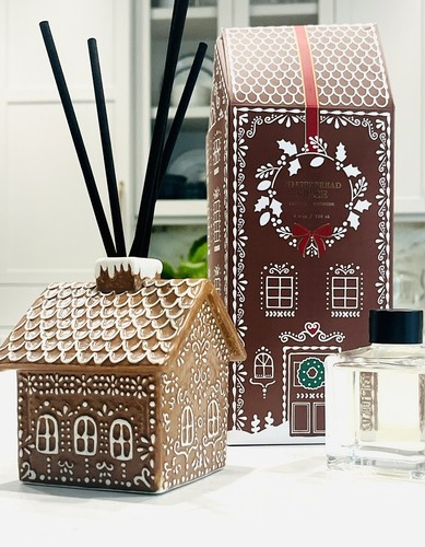 Pottery Barn Holiday Gingerbread Spice House Diffuser Christmas Scent ...