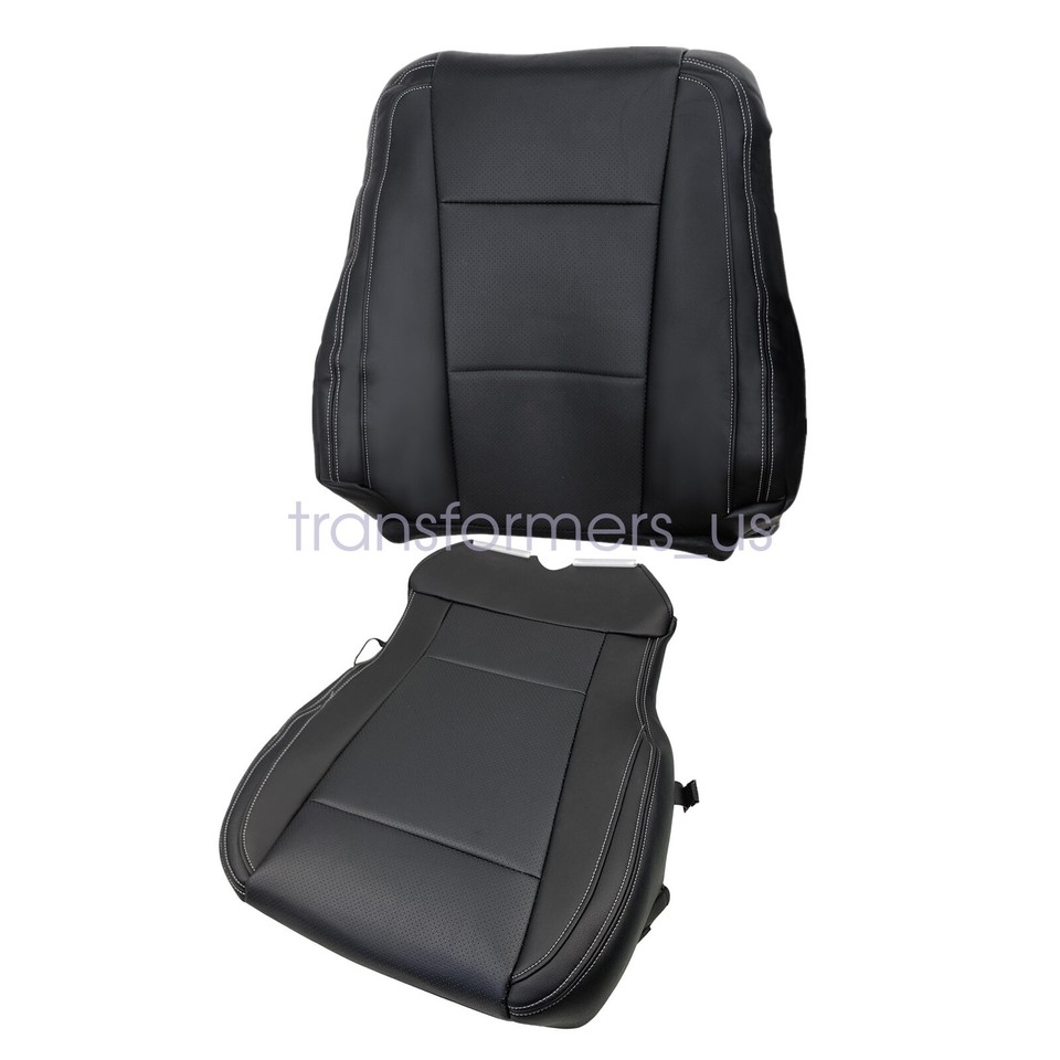 For 2015-2017 Ford F150 Lariat Front Side Bottom Top Seat Cover Black ...