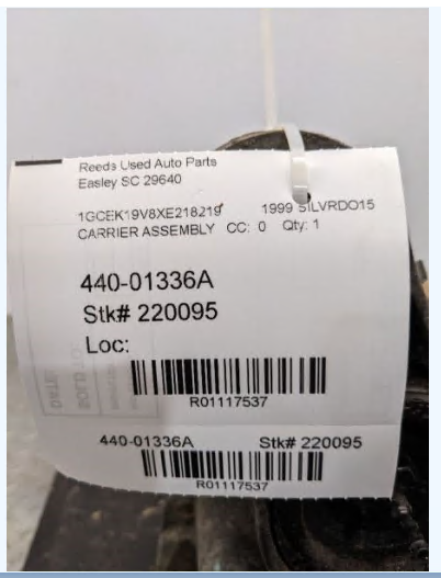 1999-2007 Chevy Silverado 1500 Front Axle Differential Carrier 3.73 ...