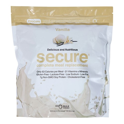 Andrew Lessman Secure Complete Meal Replacement Vanilla 4.0 lbs / 100 ...