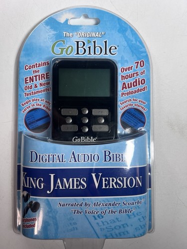 The Original Go Bible Digital Audio Bible King James Version NEW SEALED ...