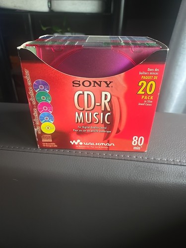 Brand New Sony CD-R Music 80 Min in Slim Jewel Cases 16 Out Of 20 Pack ...