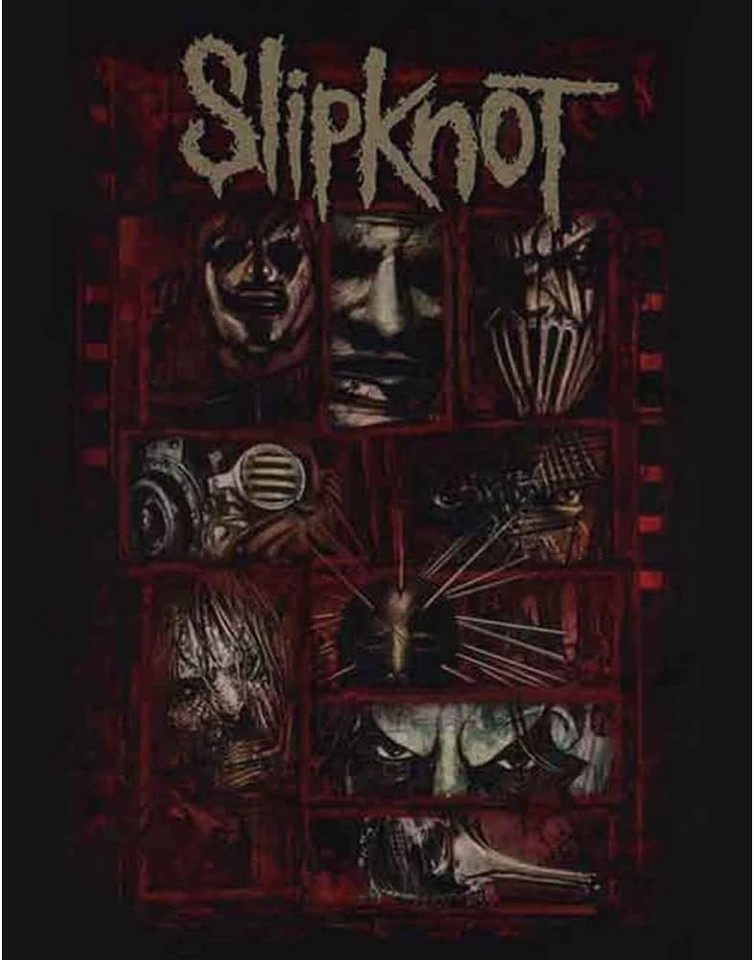 Slipknot Sketch Boxes (Back Print): Unisex T-Shirt (US IMPORT) ACC NEW ...