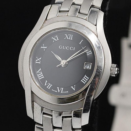 GUCCI 5500L Round face Watches Stainless Steel Used | eBay