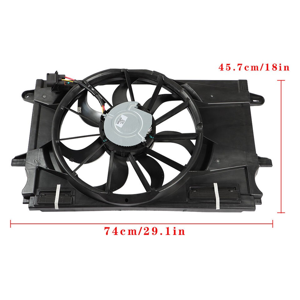 39013323 For 2017-2019 Chevrolet Cruze Electric Radiator Cooling Fan ...