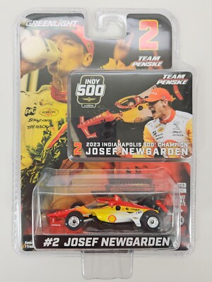 1/64 2023 Greenlight Josef Newgarden #2 Shell Indy 500 Champion Indycar ...