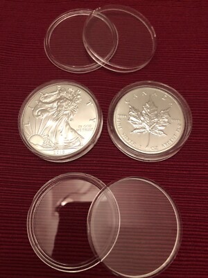 Lot Of 20 Containers: Air-Tite Model H39-1oz US 90% Silver Morgan/Peace ...