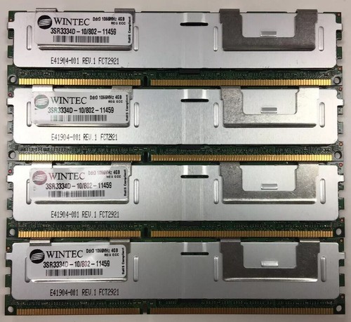WINTEC PC3-8500R (DDR3-1066) 16GB ECC REG 4R*8 Memory Kit (4*4GB) | eBay