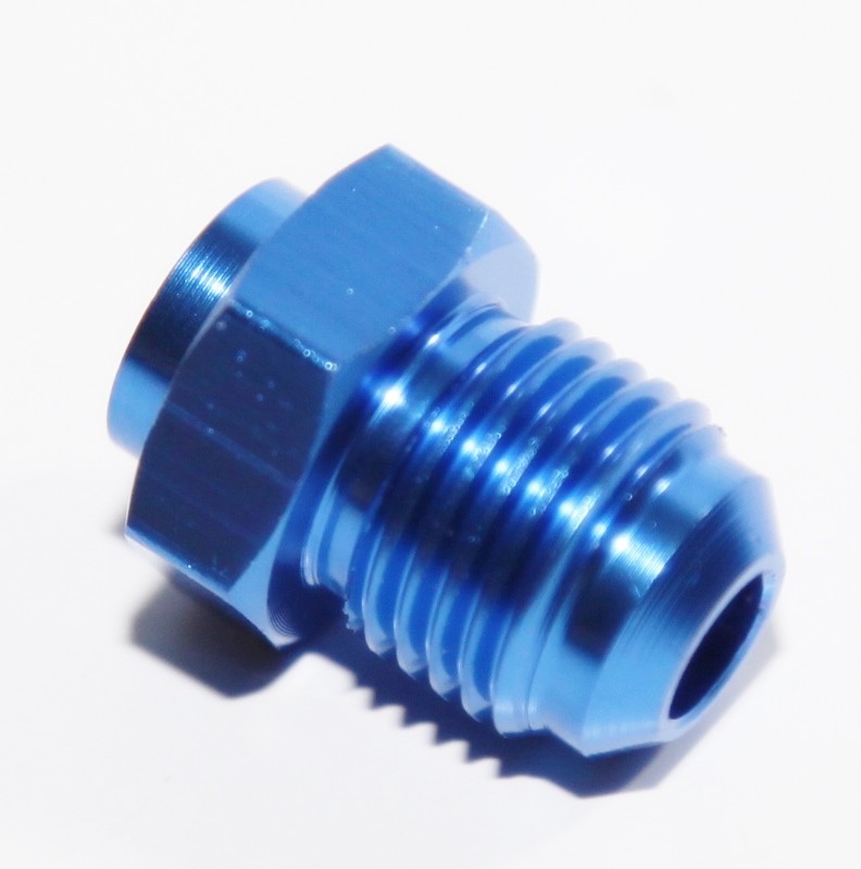 2PC 6AN AN-6 Male Thread Straight Weld on Flare Aluminum Anodized ...