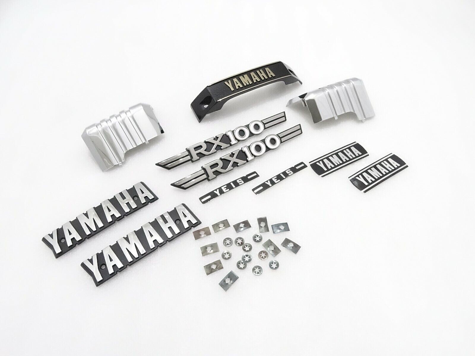 New Yamaha RX100 Complete Monogram/Emblem/Badges/Decal Kit #YM07 | eBay ...