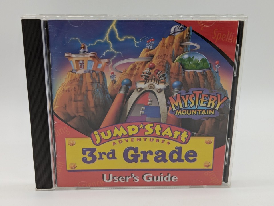 Jump Start Adventure 3rd Grade Mystery Mountain Users Guide CD Windows ...