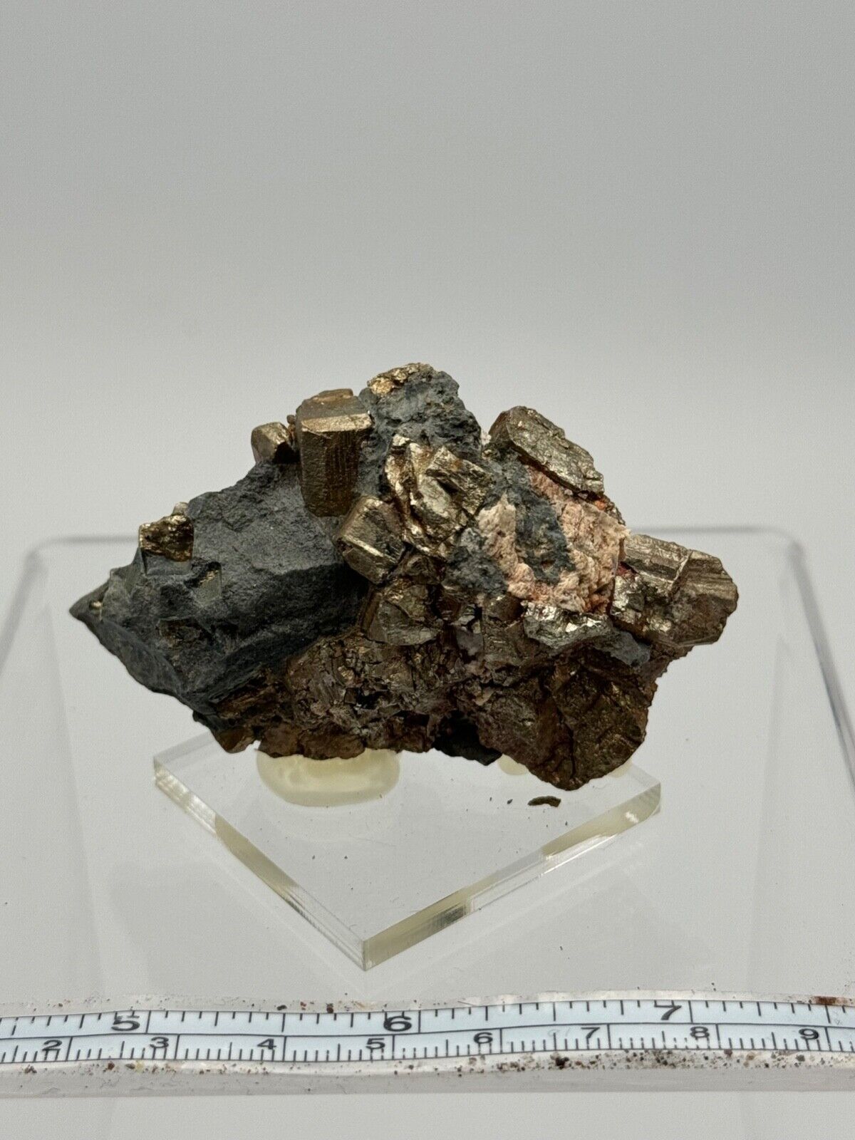 PYRITE Pyrite Minas de la Cala Huelva SPAIN MINERAL COLLECTION 7x4x2cms ...