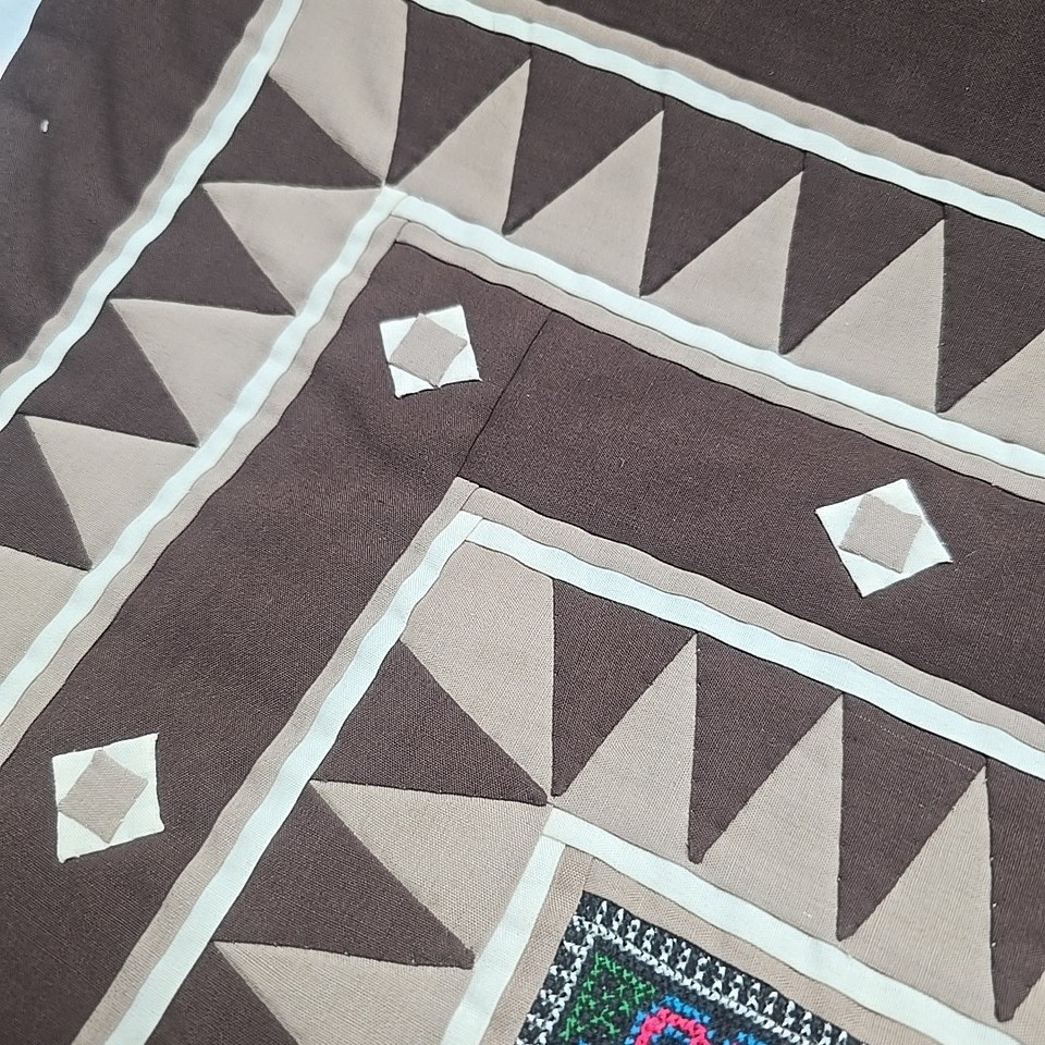 Hmong Paj Ntaub Embroidery Reverse Applique Needlepoint | eBay UK