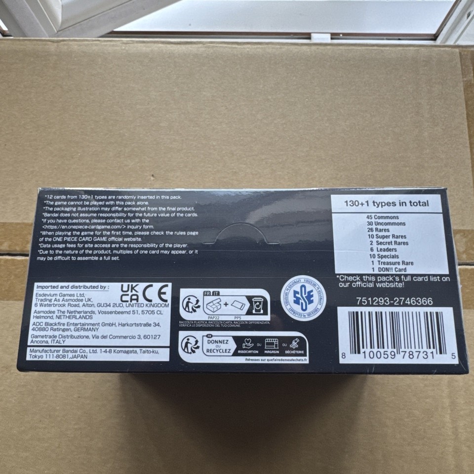 One Piece TCG OP-09 Emperors in the New World Booster Box English - New ...