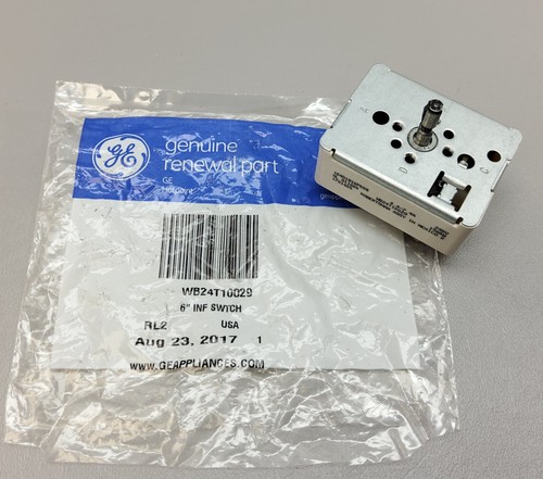 NEW GE WB24T10029 Electric Infinite Burner Switch For Certain GE ...