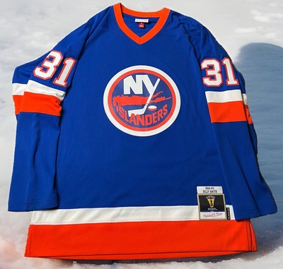 MITCHELL & NESS NEW YORK ISLANDERS L BILLY SMITH BLUE LINE JERSEY $200 ...