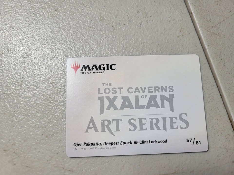 1x MTG Ojer Pakpatiq, Deepest Epoch Art Card 57/81 - Gold-Stamped ...