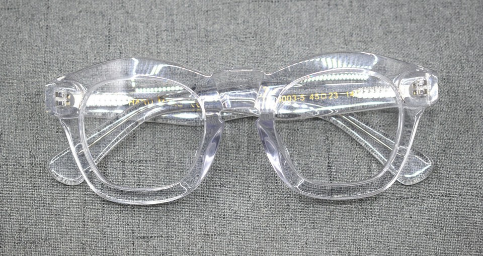 Japan Handmade Italy Acetate Eyeglass Frames clear lens Glasses Full ...