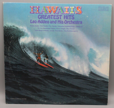 Hawaii's Greatest Hits - Leo Addeo and His Orchestra - RCA 1971 | eBay