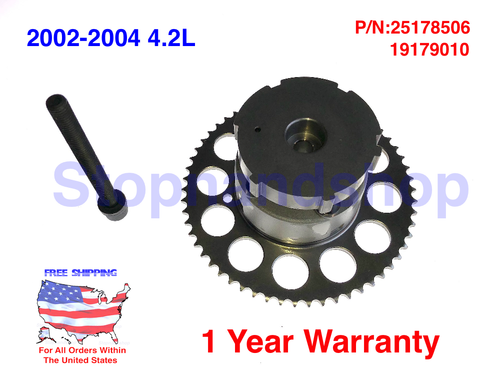 VVT Camshaft Cam Phaser Gear For 02-04 Trailblazer Envoy Bravada 4.2L ...