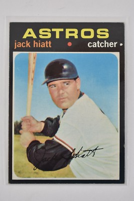 1971 Topps Houston Astros Jack Hiatt #371 Baseball Card Great Condition ...