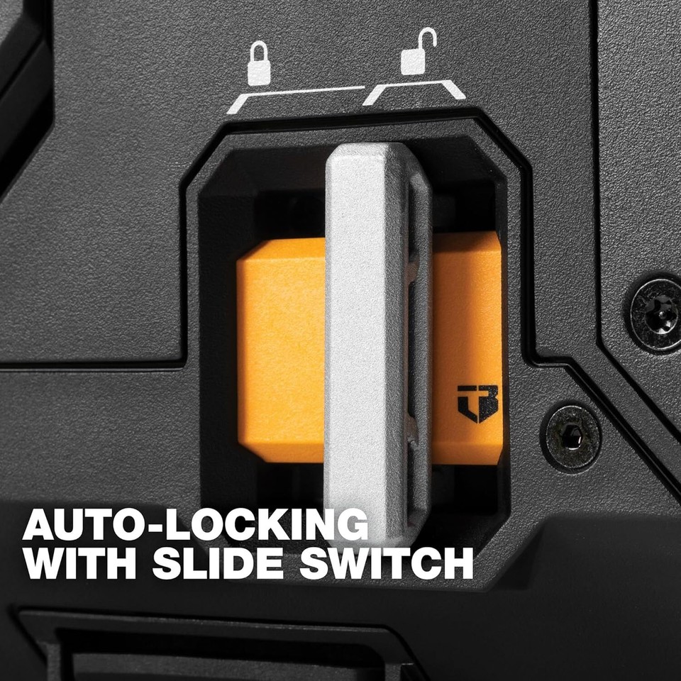 ToughBuilt StackTech XL Tool box Organizer w/Lock and Removable Tray ...