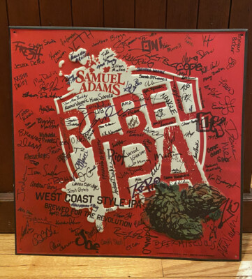 SAMUEL ADAMS REBEL IPA BEER TIN SIGN GRAFFITI ART BAR PUB SIGN | eBay