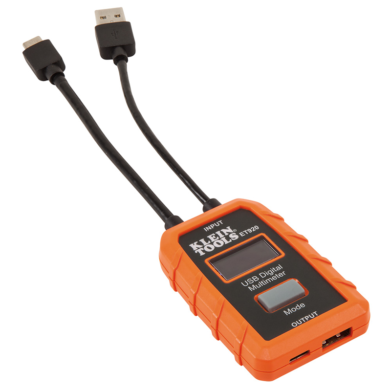 Klein Tools ET920 USB Digital Meter, USB-A and USB-C | eBay