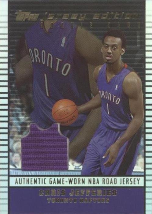 2002-03 Topps Jersey Edition - Chris Jefferies #JE CJ (MEM, RC) for ...