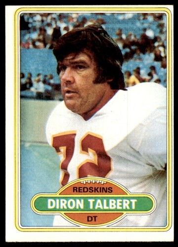 1980 Topps Diron Talbert Football Card Washington Redskins #234 | eBay