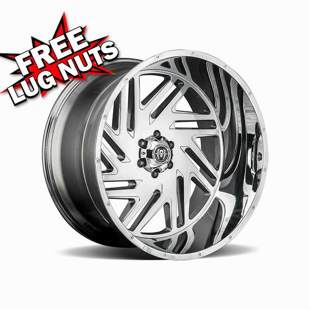 26 inch 26x14 Hardcore Offroad HC11 Chrome wheels rims 8x170 -76 | eBay
