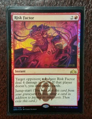 1x Promo Foil Risk Factor Guilds of Ravnica MtG | eBay