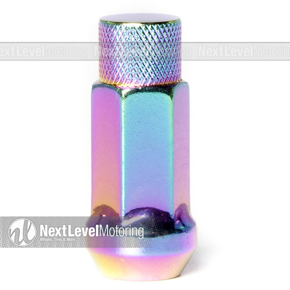 Circuit Performance CP50 Extended Closed Lug Nuts 12x1.25 Neo-Chrome ...