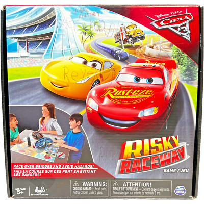 Disney Pixar Cars 3 Risky Raceway Board Game Complete With Original Box ...