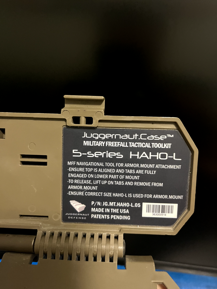 Juggernaut Case NAV Board Lite 5 Series HAHO-L Military Free fall Tool ...