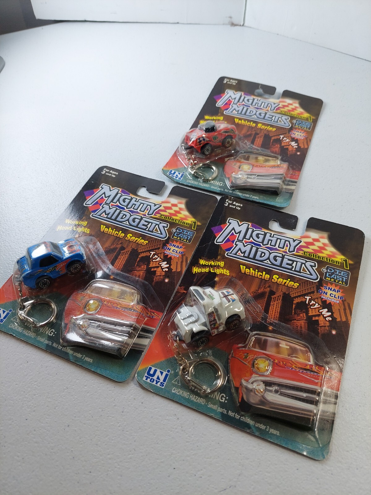 Lot of 3 Mighty Midgets | Dynasty | Die Cast Metal Car | Uni Toys ...