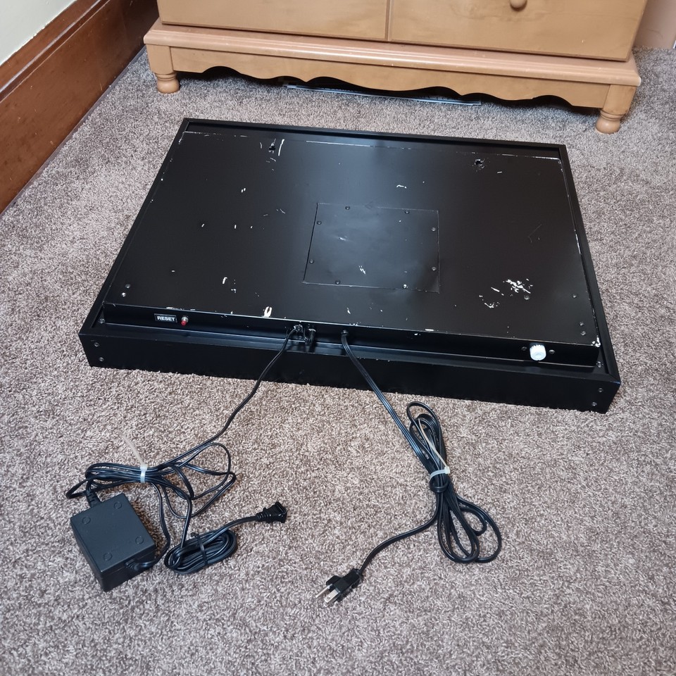 VTG 1990's Budweiser Beer Interactive Light Up Sign Mirror Dot Display ...