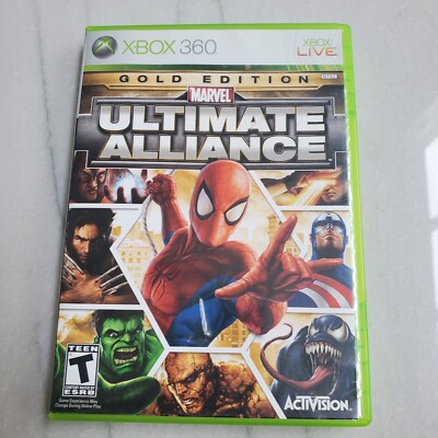 Marvel Ultimate Alliance Gold Edition Microsoft Xbox 360 No Manual ...