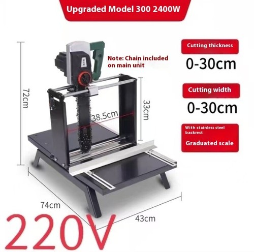 Electric Aerated Block Brick Cutter Desktop Saw Chain Lightweight Brick ...
