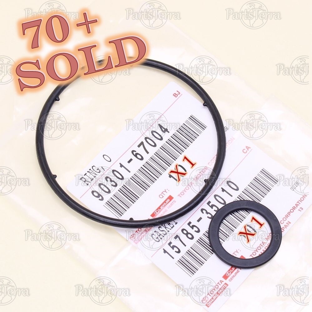 New Genuine OEM Toyota Engine Oil Cooler O-Rings Set 15785-35010 / ...