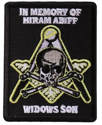 Masonic- Memory of Hiram Abiff, Widows Sons Patch | eBay
