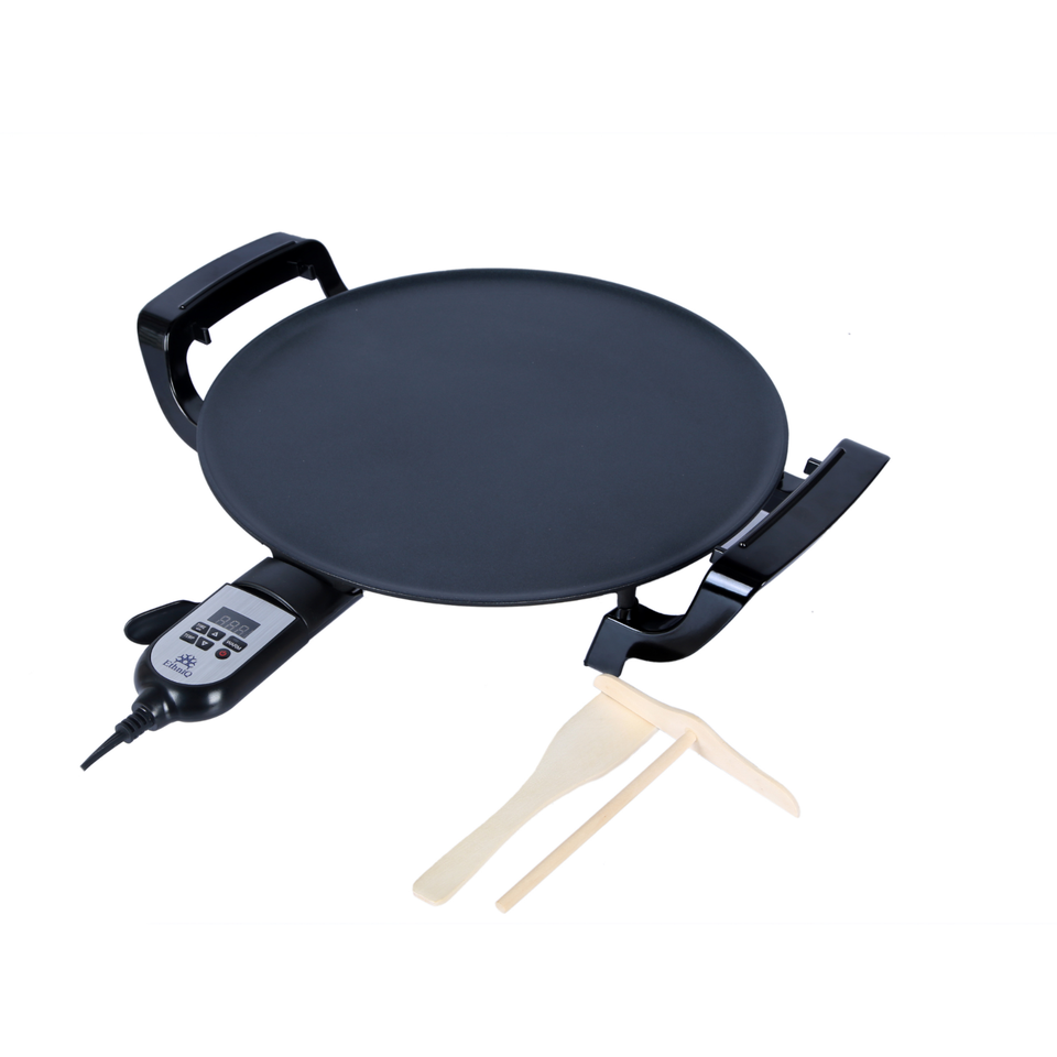 Ethniq 16" Electric Griddle for Injera Crepe, Lefse, Mogogo, Mitad ...