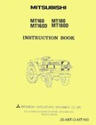 Mitsubishi MT160 – MT180 Compact Tractor Operators Manual | eBay