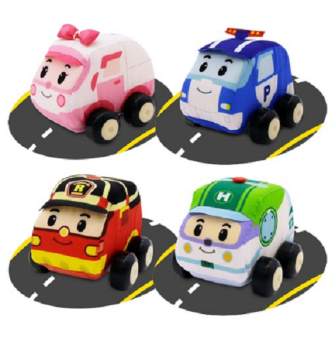 Robocar Poli Plush Doll Stuffed Soft Toy -Poli,Roy, Amber ,Helly /Free ...