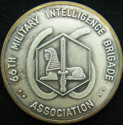66th Military Intelligence Brigade Association Vintage Challenge Coin ...