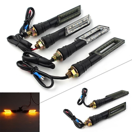 2 x Universal Motor Turn Signal Indicators Tail Amber Light 12V 15 Cool ...
