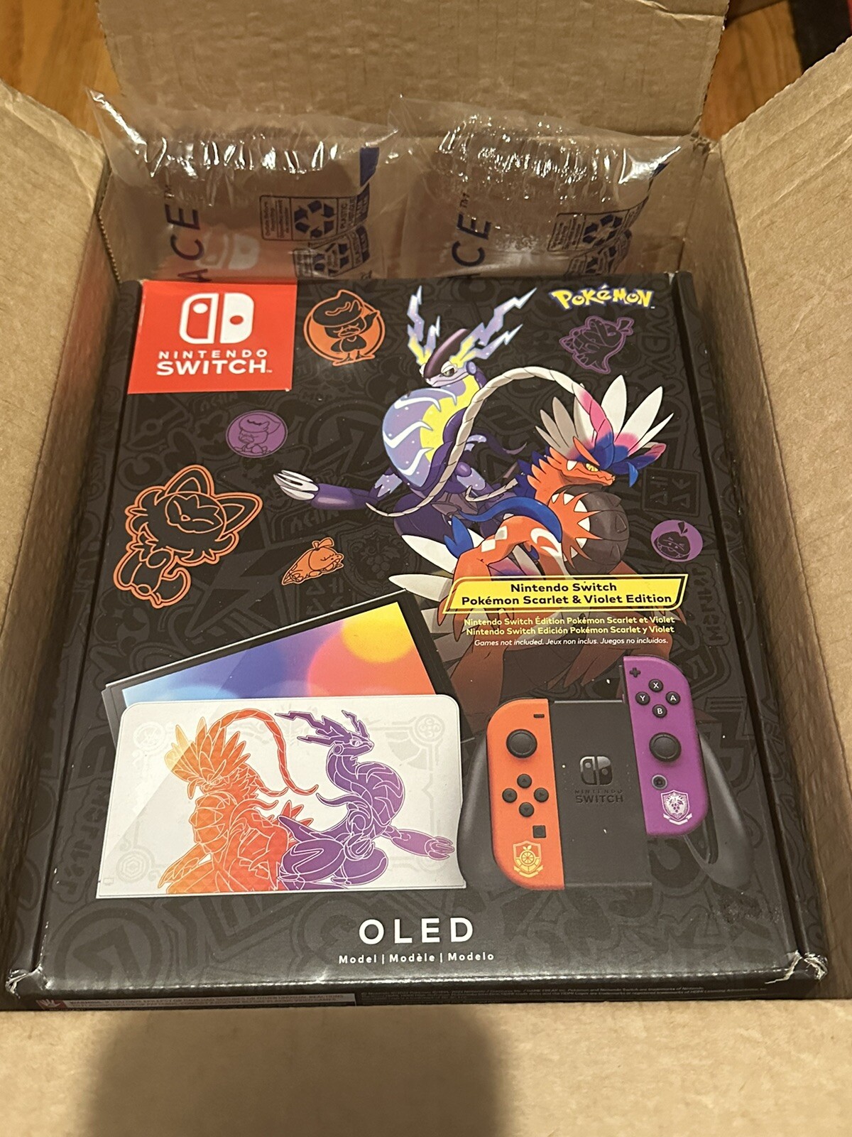 Buy Nintendo Switch OLED Pokemon Scarlet and Violet Edition (brand New ...