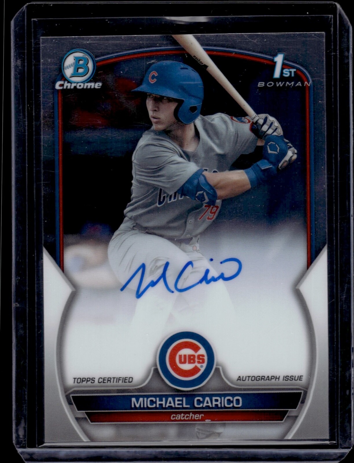 2023 Bowman Draft Michael Carico CHROME AUTO signed Cubs 1st | eBay