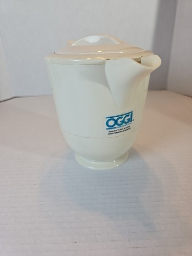 OGGI Corporation Vintage Thermal Carafe Cafe Vacuum Hot Cold Pitcher ...