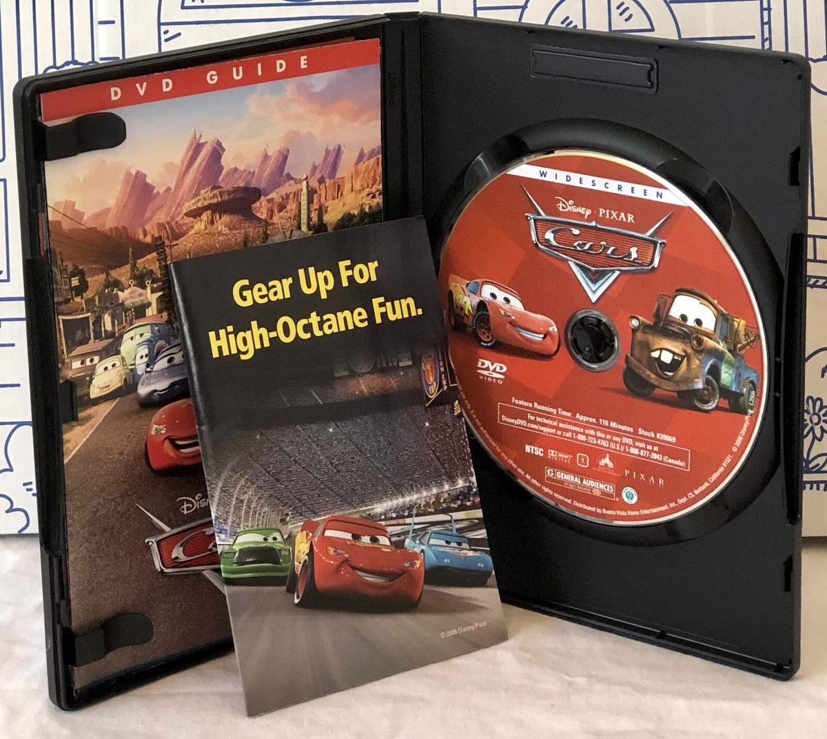 Walt Disney Pixar39s Cars Dvd 2006 Lightning Mcqueen